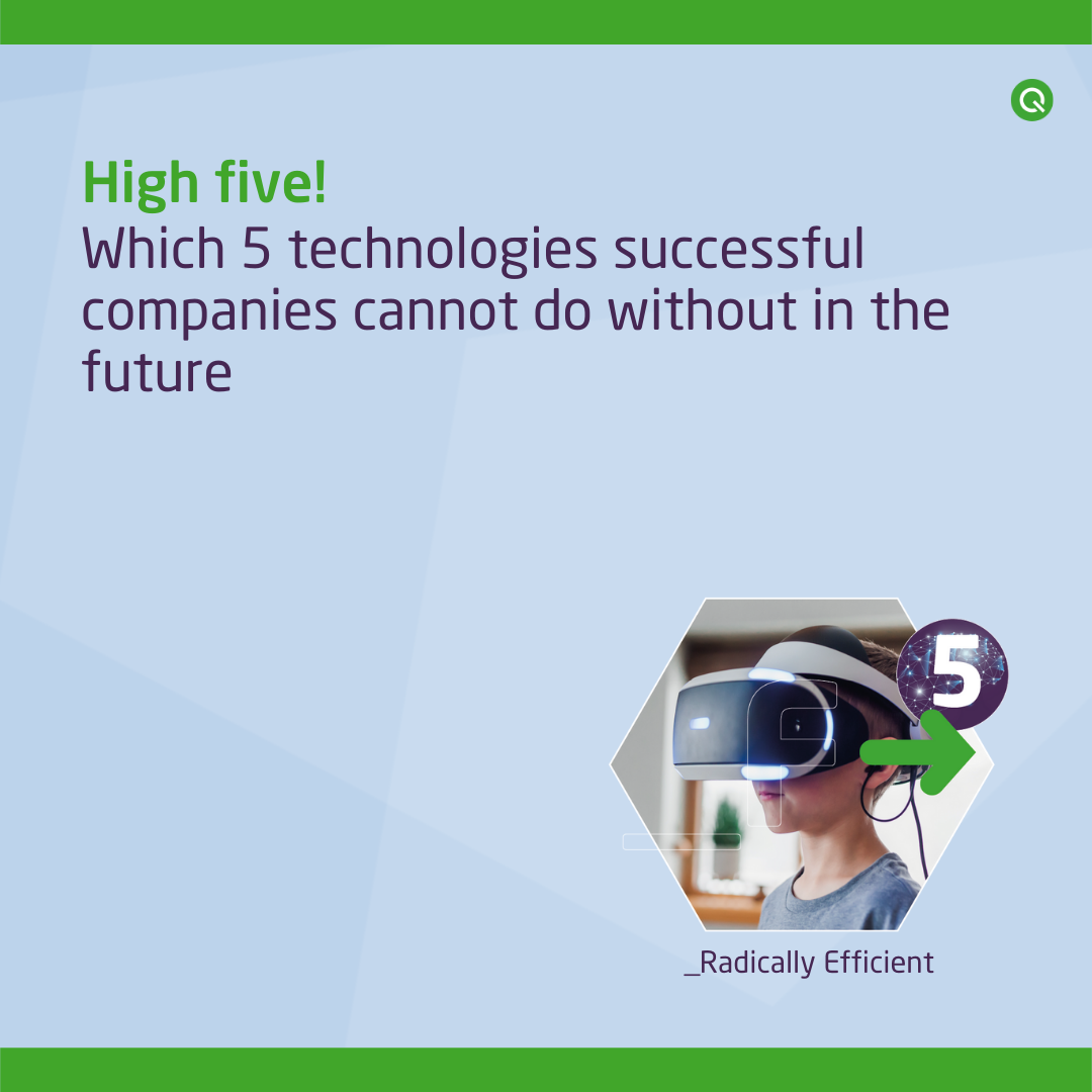 Increasing efficiency in the company: With these technologies, it is ...